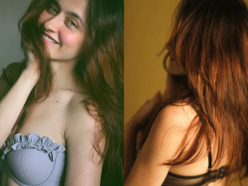 Sanjeeda Shaikh sets the temperatures soaring as she sports a lacy top; see pic - Times of India