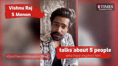 Vishnu Raj S Menon talks about five personalities who inspire him ...