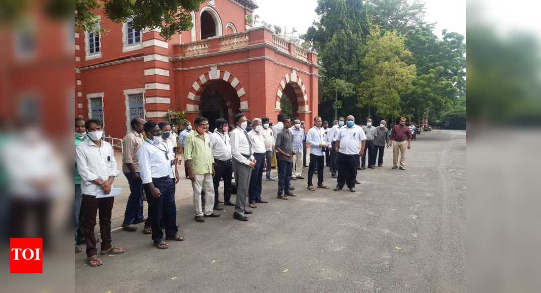 Anna University faculty members protest move to change varsity’s name ...