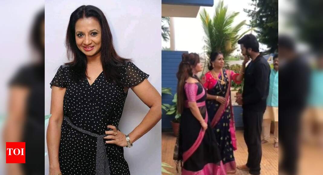 Actress Vani Harishchandra resumes shoot for Premaloka; watch BTS video ...