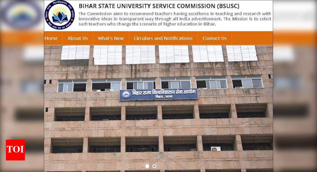 Bihar Assistant Professor Recruitment: Bihar BSUSC Assistant Professor ...