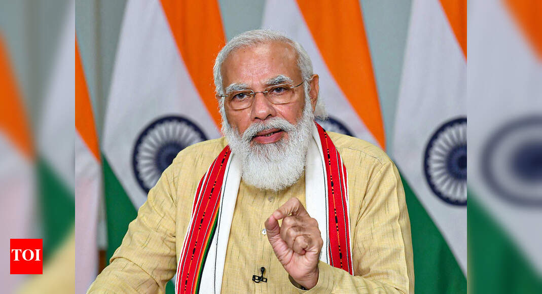 PM Modi reviews Covid-19 situation with CMs, representatives of 7 ...