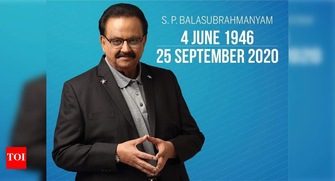 SP Balasubrahmanyam Death News - SPB no more: SP Balasubrahmanyam dies ...