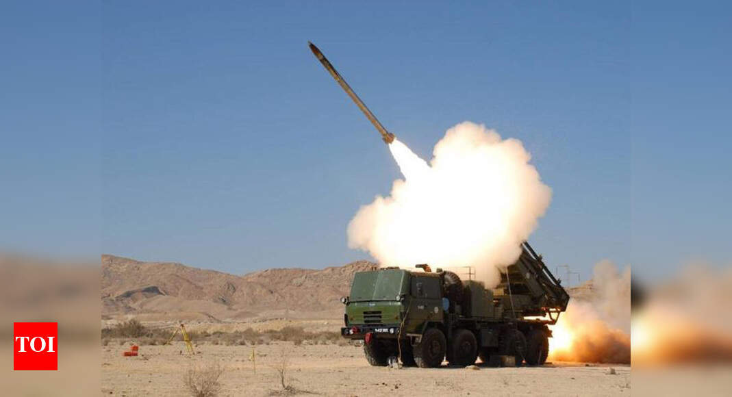 DRDO completes key process relating to production of Pinaka rocket ...