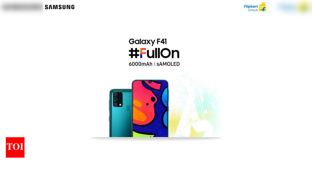 The Samsung Galaxy F41 comes with a 6000mAh battery, 64MP camera and ...