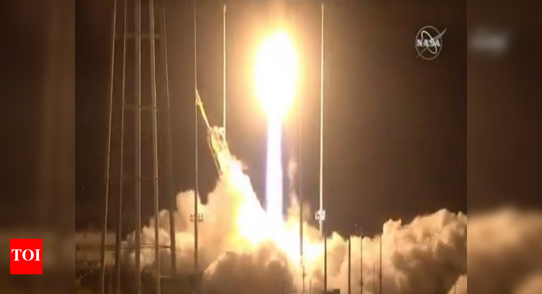 NASA lifts off SS Kalpana Chawla cargo spacecraft | India News - Times ...