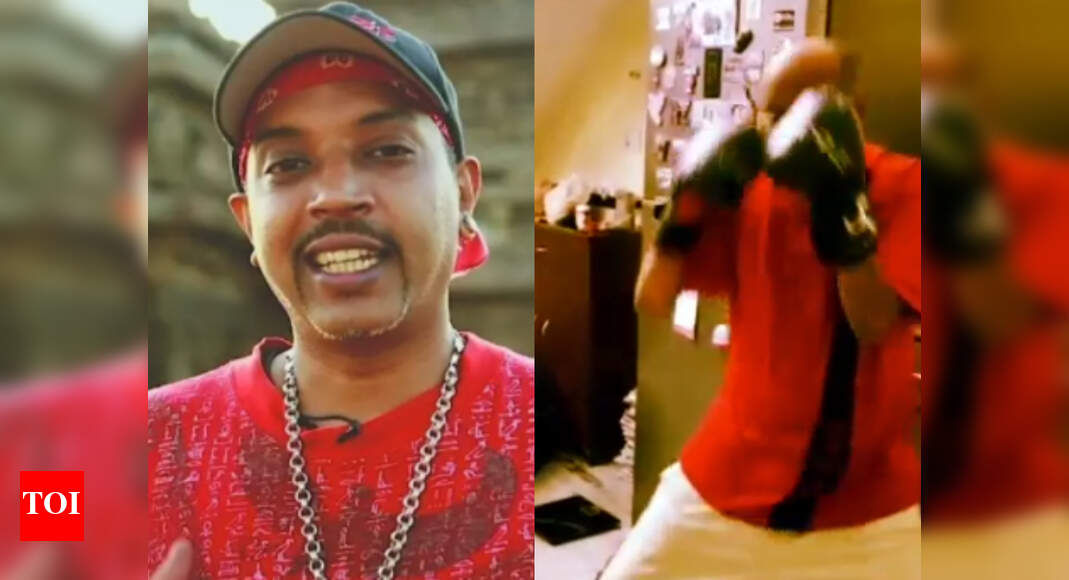 Blaaze picks up punching bag workout to keep himself fit | Tamil Movie ...