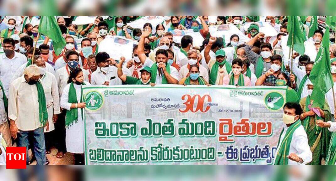 Amaravati farmers’ protest enters 300th day | Amaravati News - Times of ...