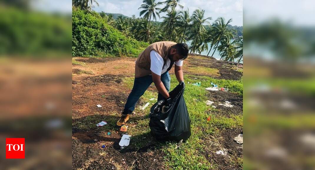 Young Goan explorer does his bit to keep Goa plastic free with his ...