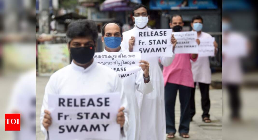 Activists stage protest, call for Stan Swamy’s release | India News ...