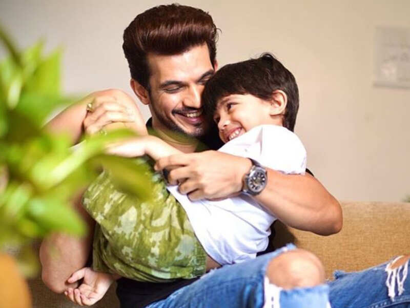 Arjun Bijlani is eager to hug his 6-year-old son, Ayaan, who is ...