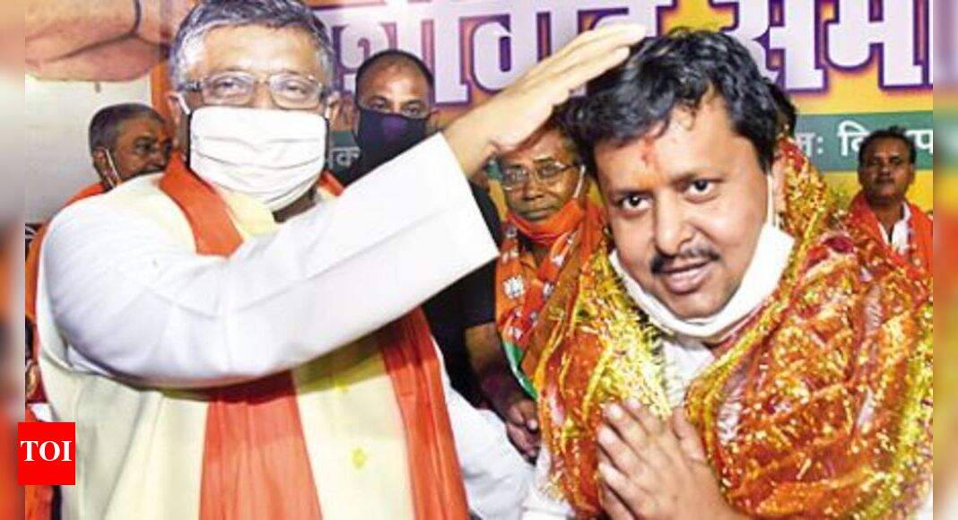 BJP’s Nitin Nabin files his nomination papers | Patna News - Times of India