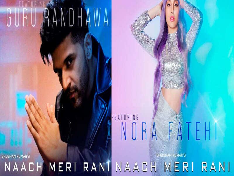 Naach Meri Rani: Posters of Guru Randhawa ft. Nora Fatehi’s song are ...