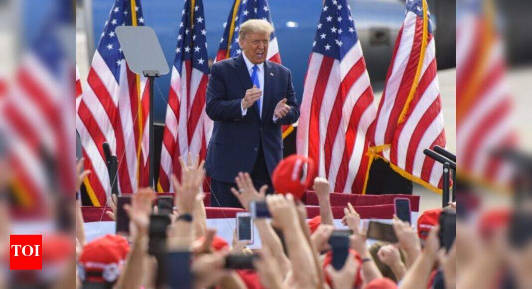 Trump predicts a red wave for him - Times of India