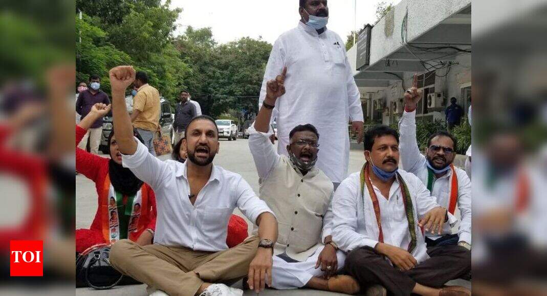 Conduct survey to assess the damage in GHMC area and pay Rs 50 lakh ex ...