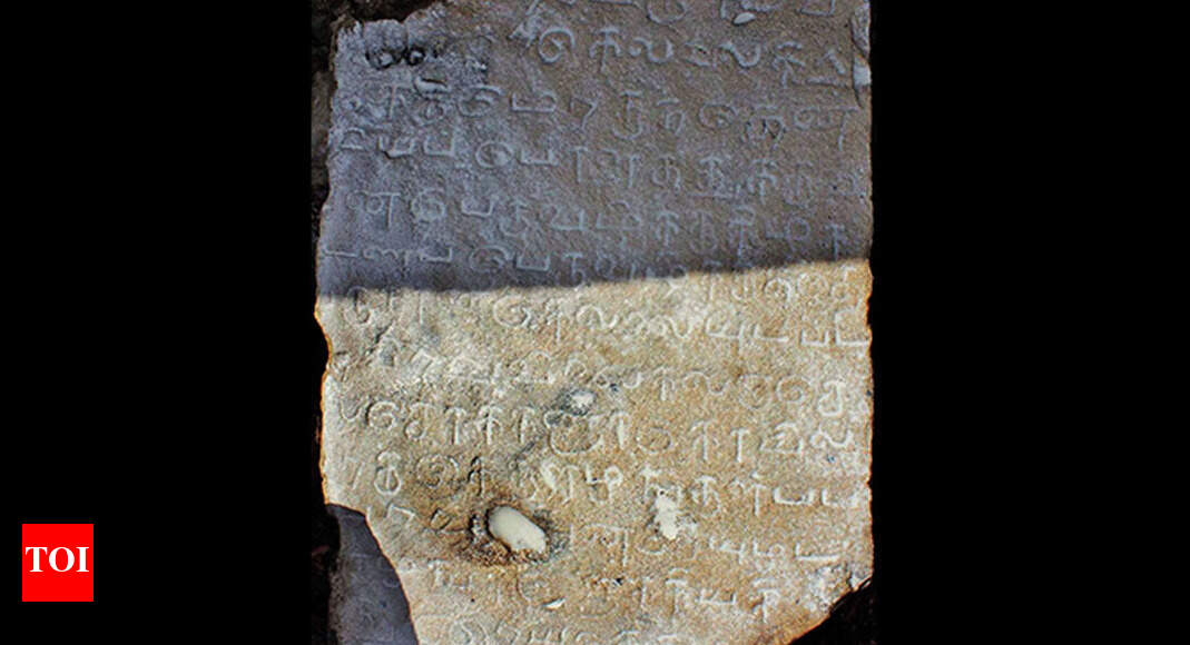 Tamil Nadu: Stone inscription documents sale and transfer of land in ...
