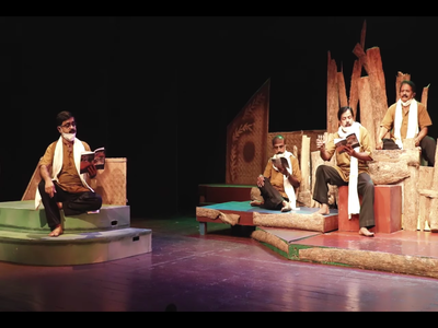 Rangayana streams dramatised reading of the play Kusumabale | Kannada ...