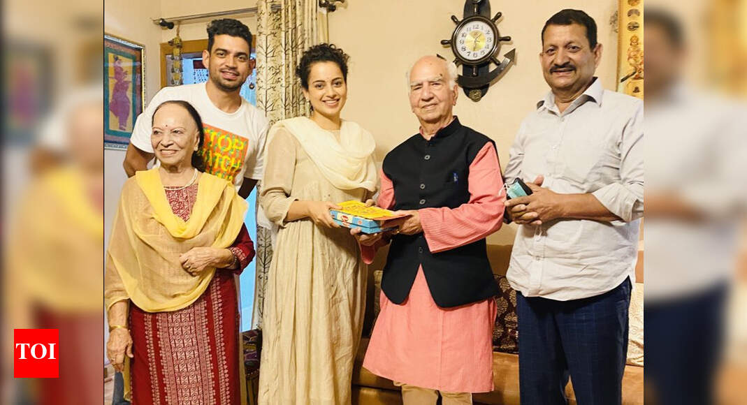 Kangana Ranaut extends her brother’s wedding invitation to her father’s ...