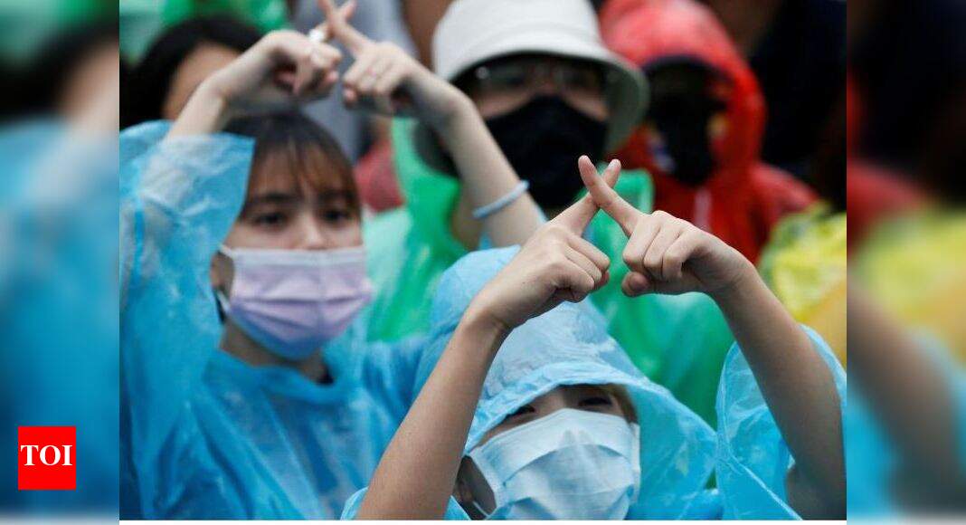 Hand signals only: How Thais are marshalling mass protests - Times of India