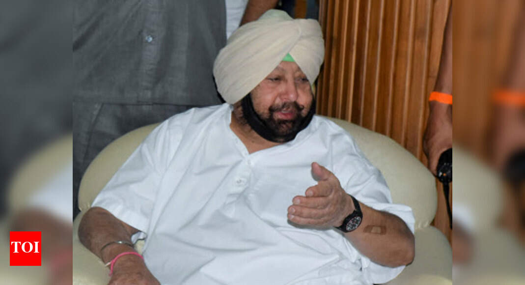 Punjab CM slams SAD, AAP for criticising farm bills | Chandigarh News - Times of India