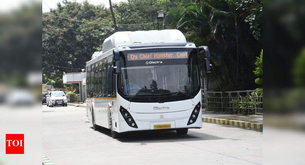 BMTC conducts trial run of electric bus in Bengaluru | Bengaluru News ...