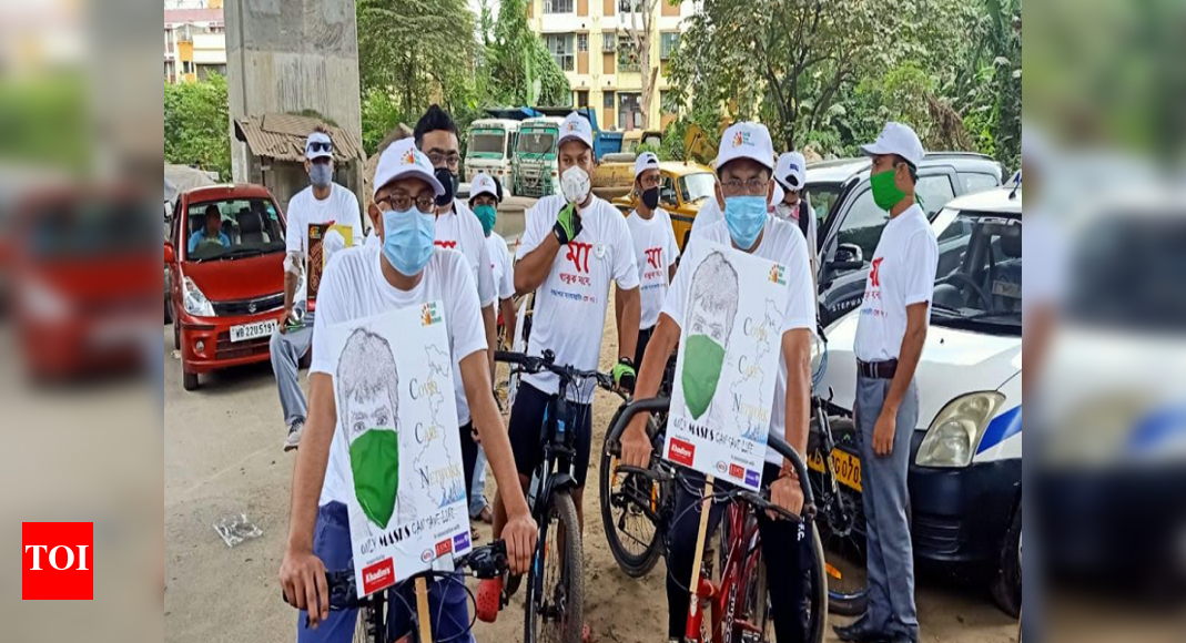 Kolkata: Covid care network takes to cycle rally appealing Puja ...