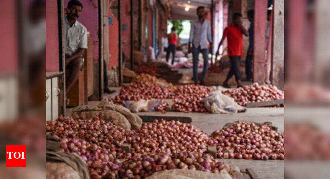 Government left with 25,000 tonnes buffer stock onion: Nafed - Times of India