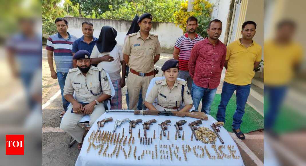 Bihar: 369 live rounds, 19 firearms recovered in Munger just before ...