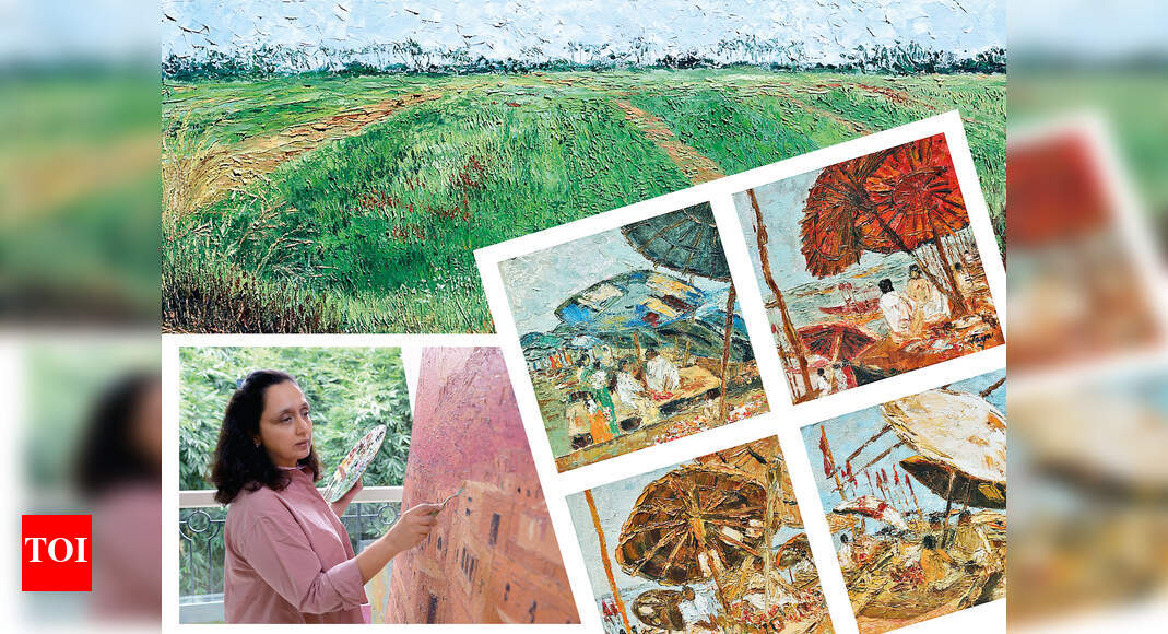 Artist Jaya Javeri showcases her pandemic paintings online - Times of India