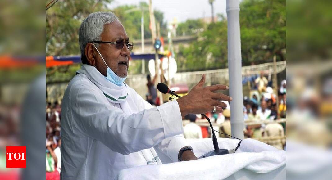 Bihar elections: Slipper flung towards Bihar CM Nitish Kumar at rally ...