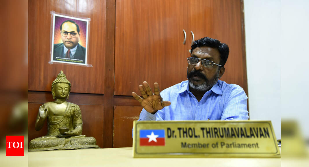 Chennai: Will face case legally, says Thol Thirumavalavan | Chennai ...