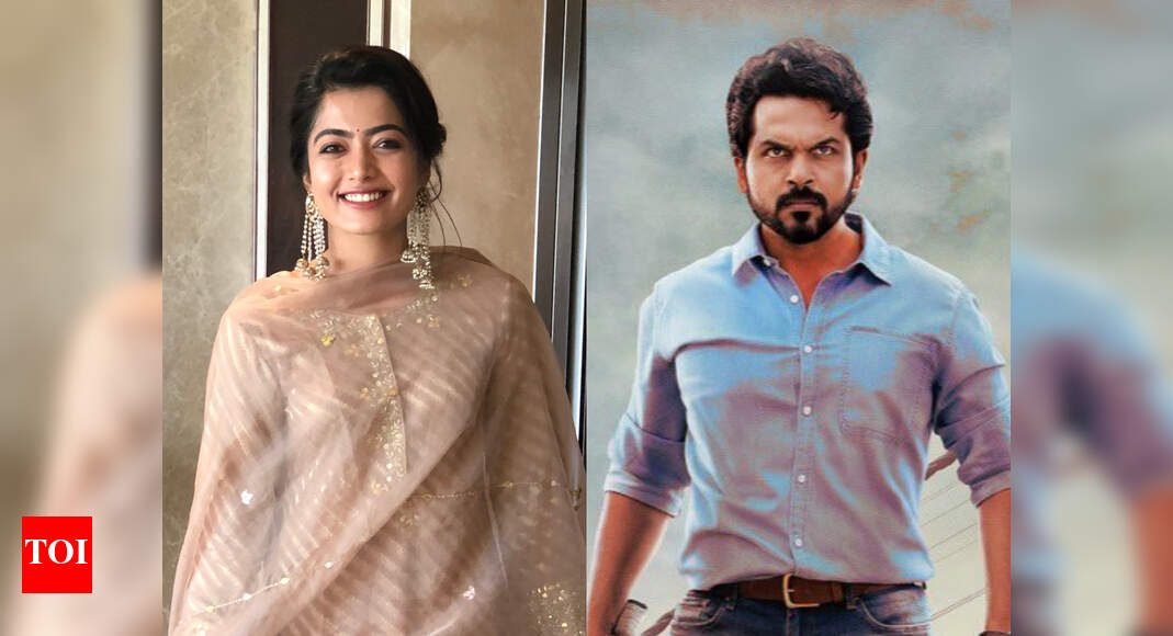 This is what Rashmika has to say about Karthi's look in Sulthan | Tamil ...