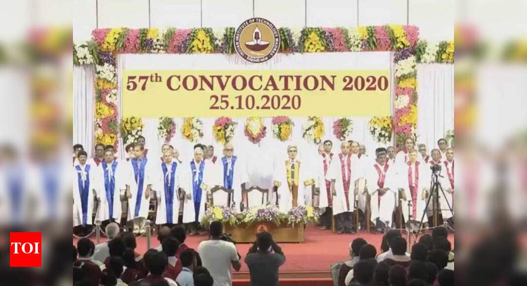 IIT-Madras convocation held, technology gives event a touch of reality ...