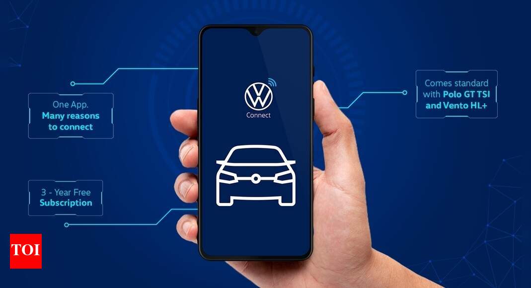 Volkswagen launches enhanced app for in-car assistance - Times of India