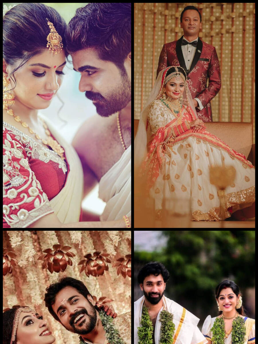 Dreamy wedding pics of Malayalam celebs | Times of India