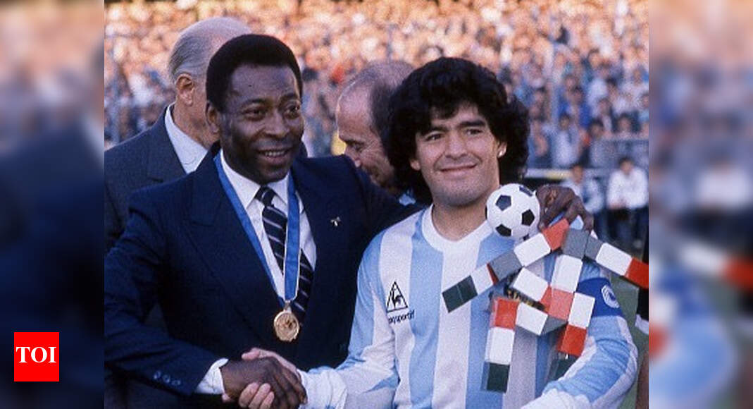 Pele wishes 'great friend' Diego Maradona a happy 60th birthday ...