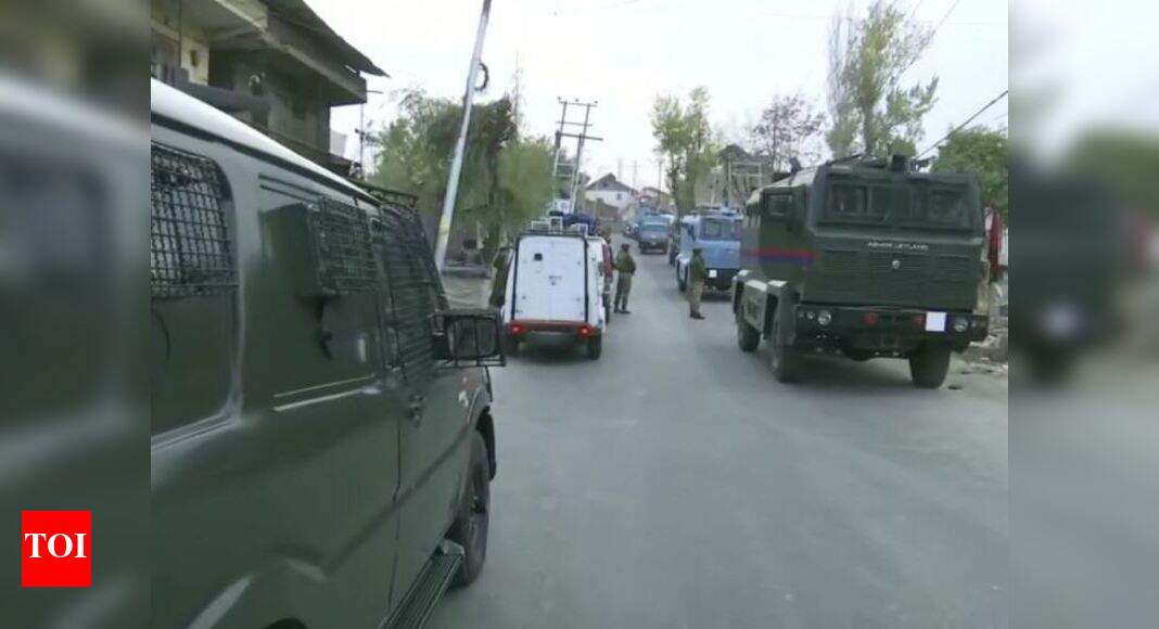 Terrorist arrested during encounter in Srinagar | India News - Times of ...