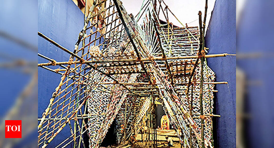 In pandemic year, low demand for recycled Durga Puja props in Kolkata ...