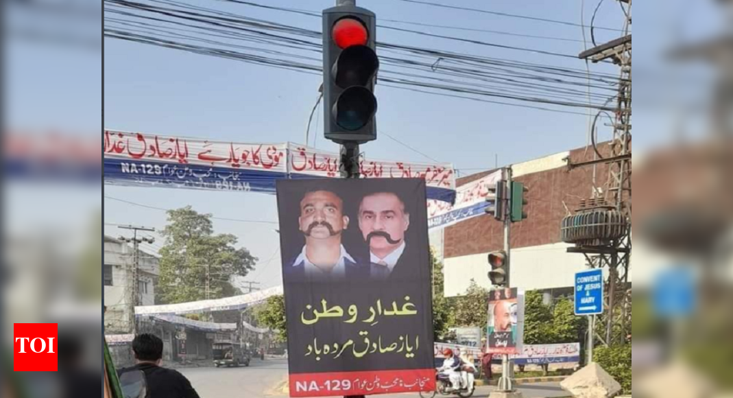 Posters of Pakistan minister appear in Lahore with PM Modi, Abhinandan ...