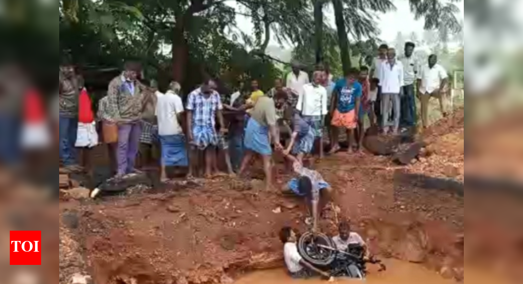 Two friends fall into water-filled pit in Coimbatore and escape; but ...