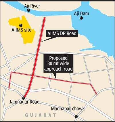 Two new roads to connect Rajkot AIIMS | Rajkot News - Times of India