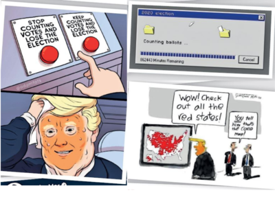 US Presidential election 2020: Counting the laugh lines - Times of India