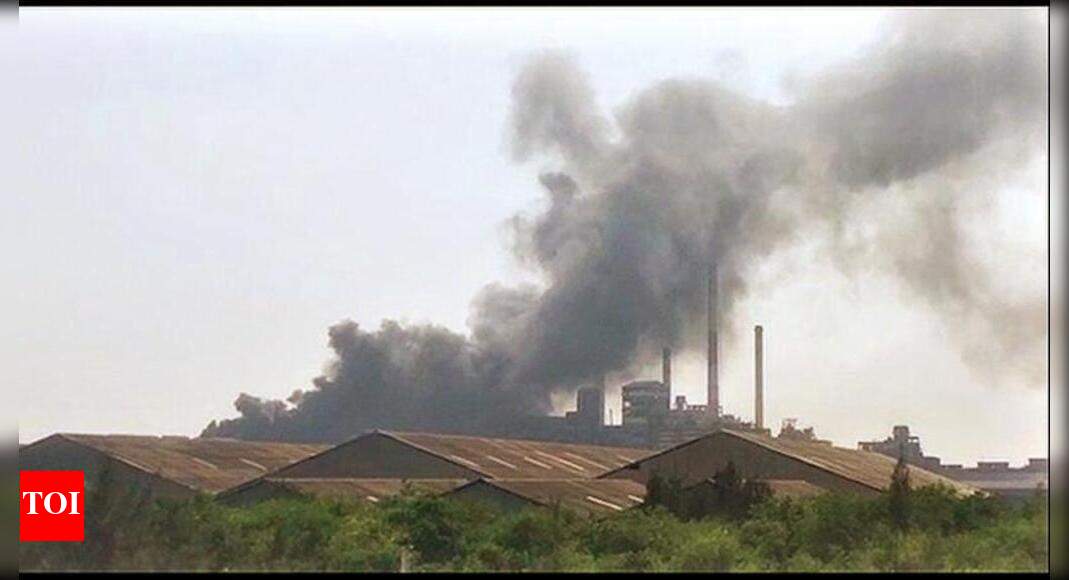 Fire at Tata Chemical in Mithapur | Rajkot News - Times of India