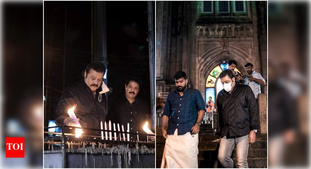 Suresh Gopi seeks blessing from Pala Kurishu Palli ahead of ‘Ottakomban ...