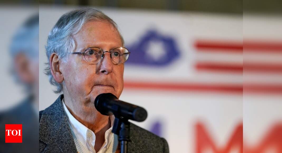 After Biden Win Mcconnell Says Trump Ok To Fight Election Times Of India