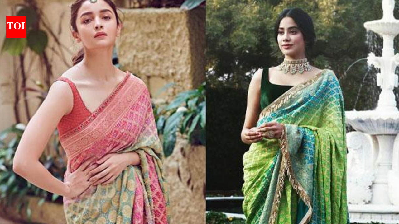 Bandhini saree: Wear this traditionally dyed saree for events and ...