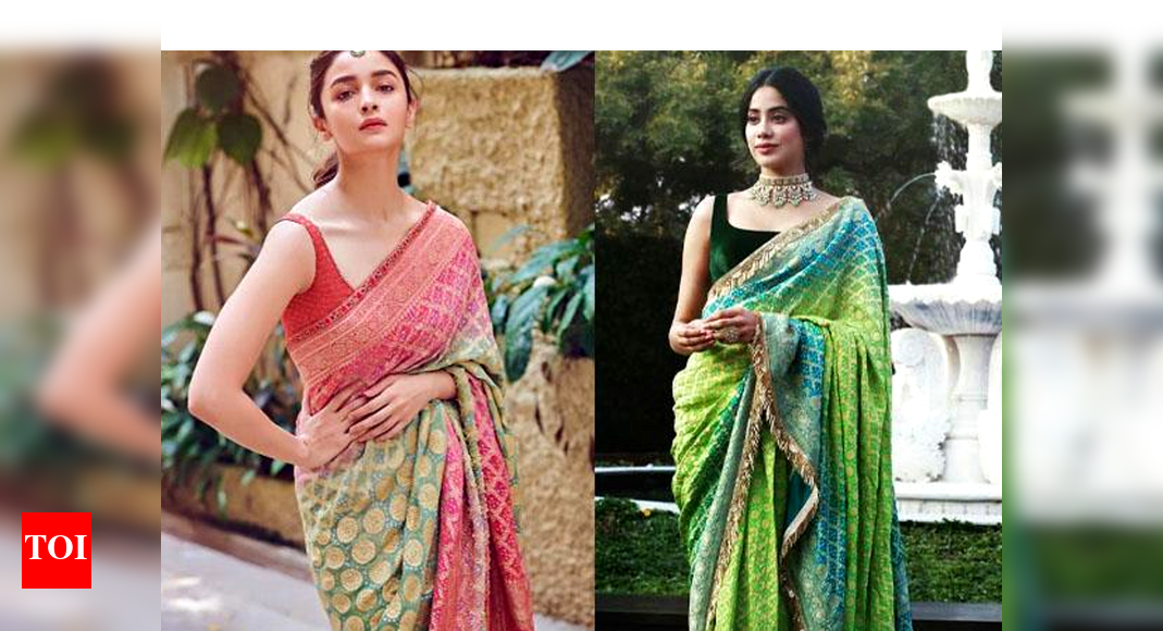Bandhini saree: Wear this traditionally dyed saree for events and ...