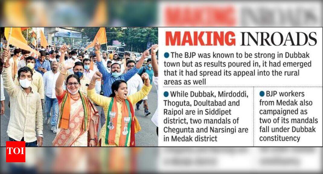 BJP netas, workers hit the ground early | Hyderabad News - Times of India