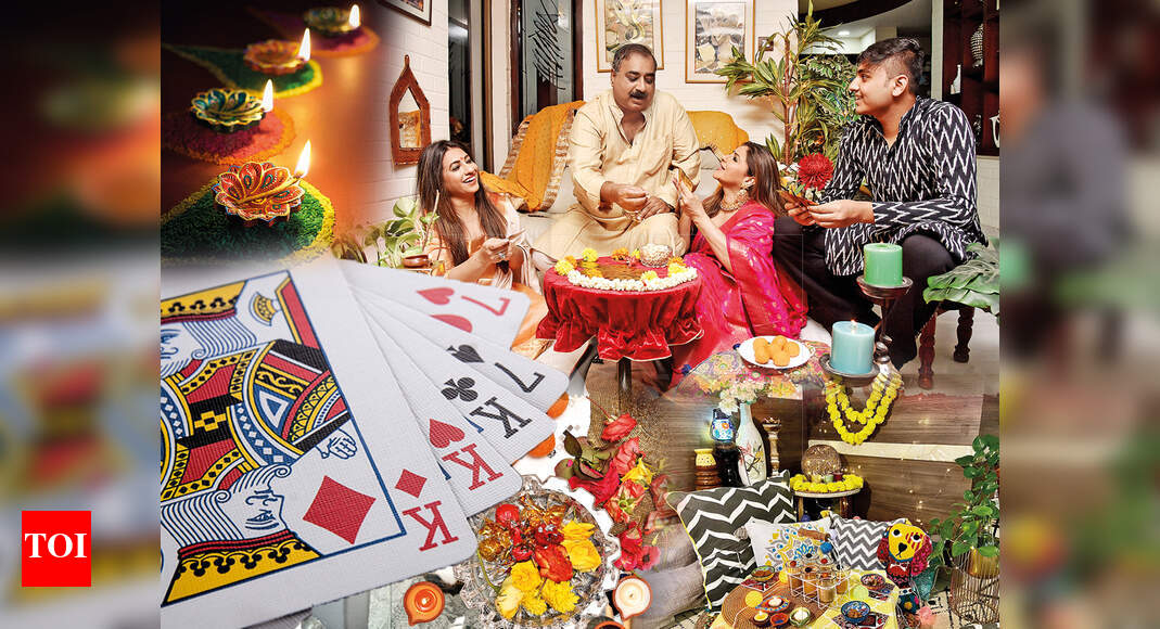 Transform your living space into a lively and inviting game night ...
