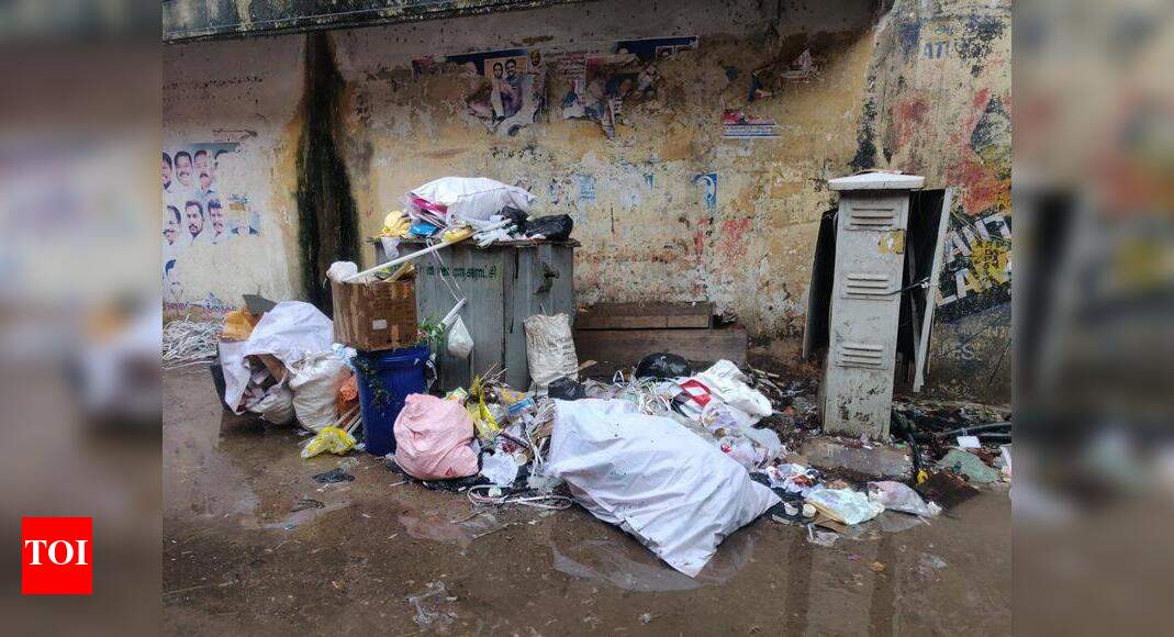 garbage pile up - Times of India